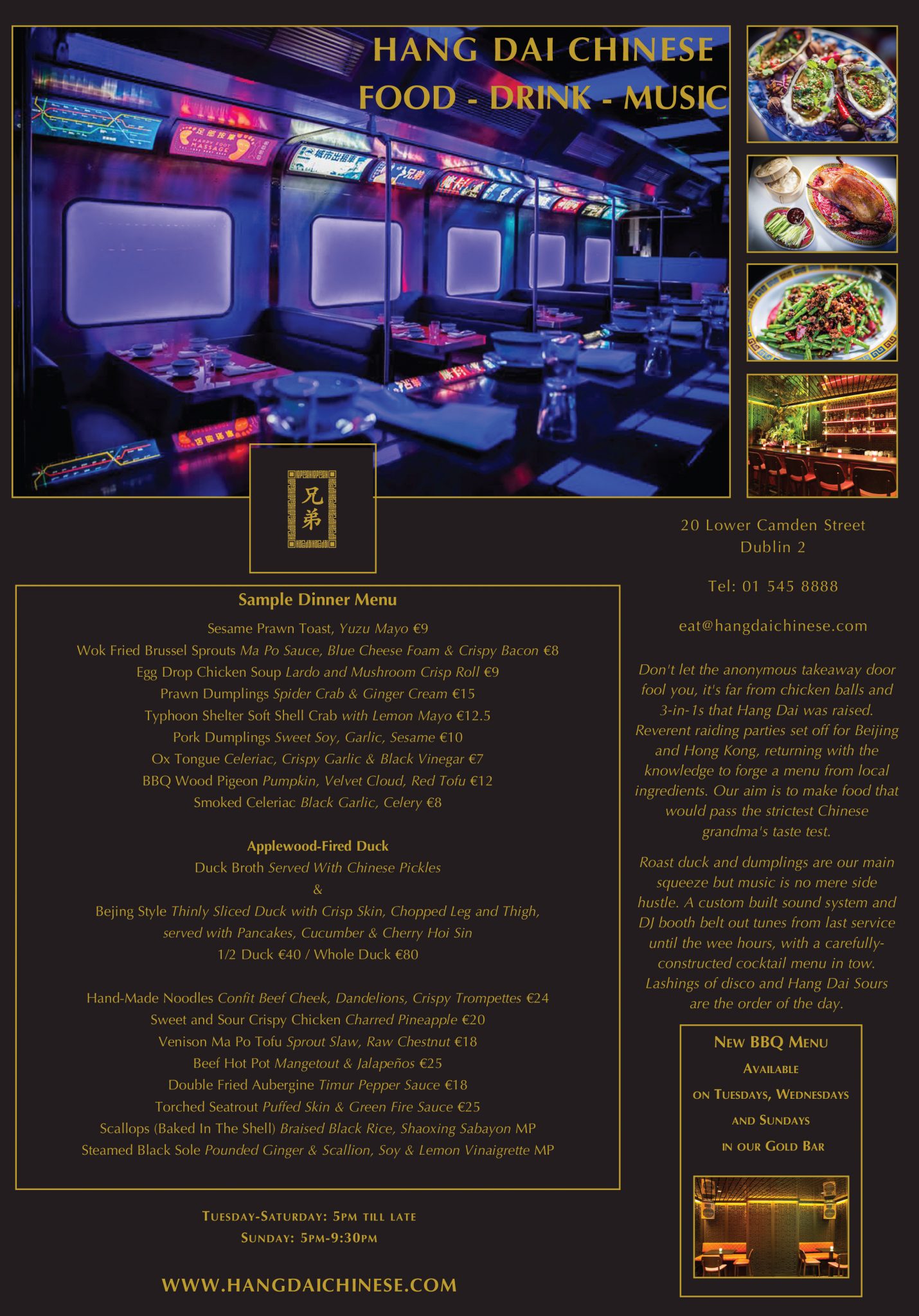 Hang Dai | Dining in Dublin Magazine