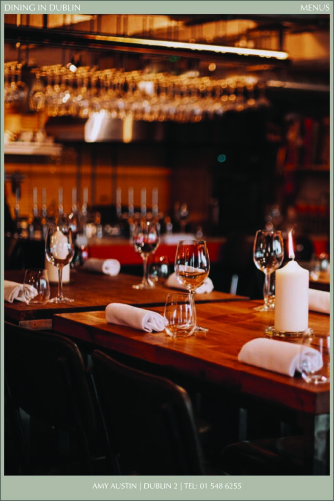 Full Menu List | Dining in Dublin Magazine | Restaurant Menu Guide ...