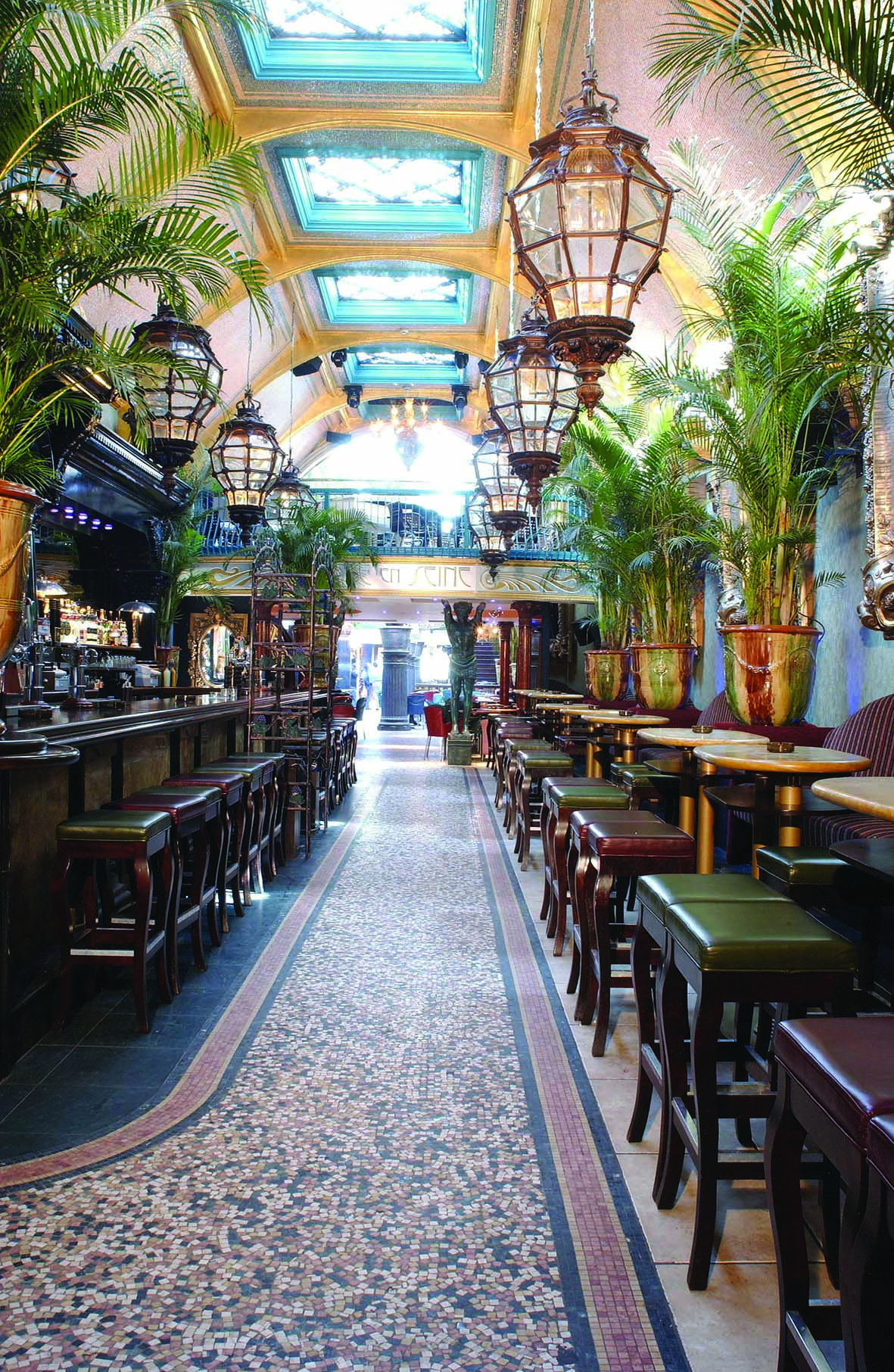 The art deco interior of Café en Seine, a popular bar in Dublin ...