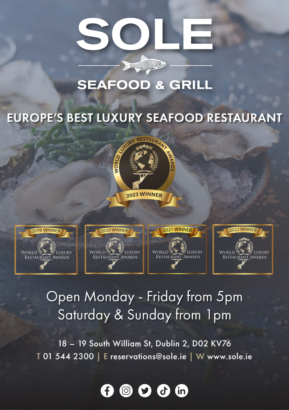 SOLE Seafood & Grill | Dining in Dublin Magazine